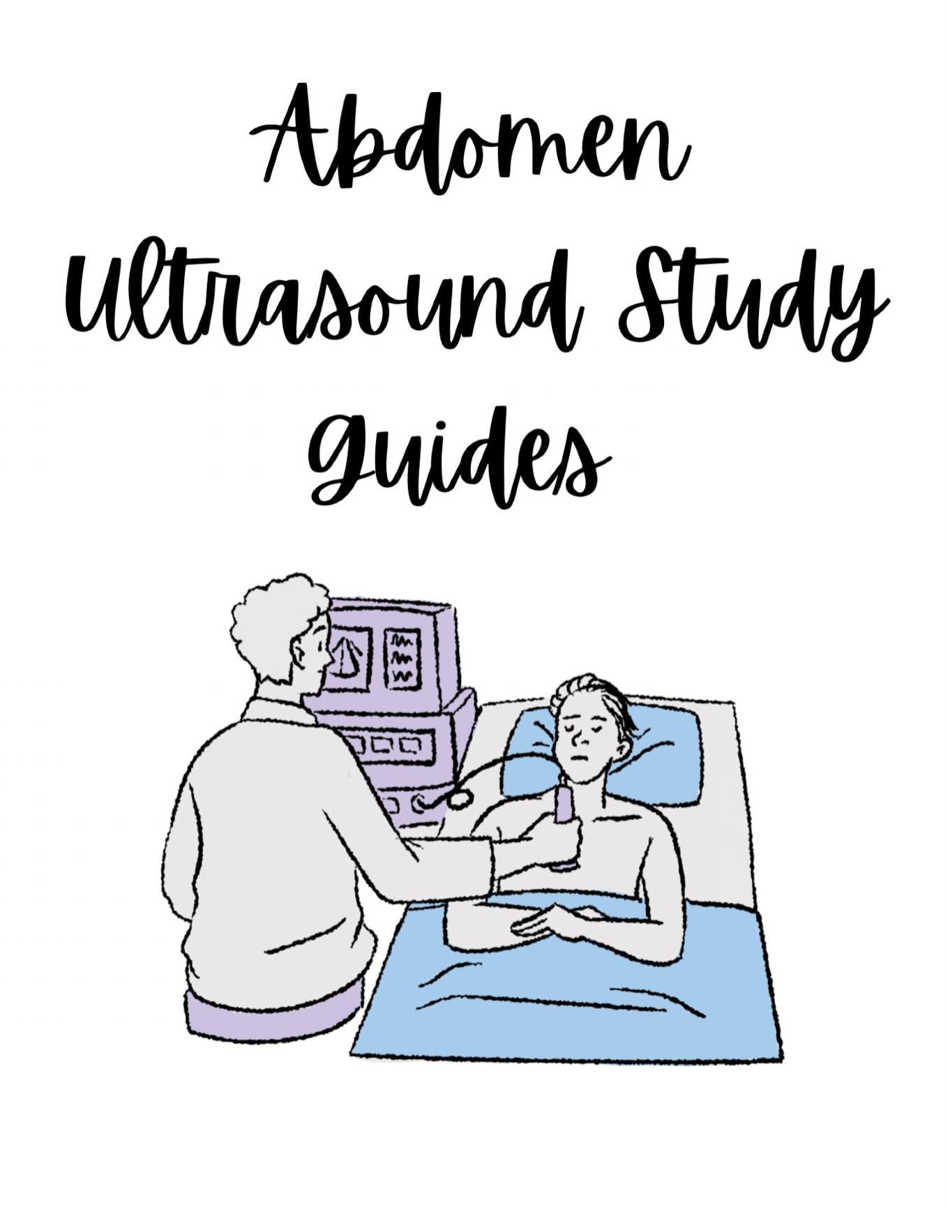 Abdomen and Small Parts Notes Bundle Ultrasound DOWNLOAD Notes PDF ...