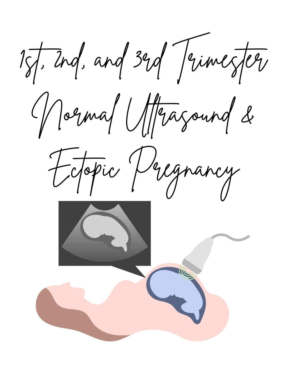 1st, 2nd, and 3rd Trimester Normal Ultrasound and Ectopic Pregnancy ...