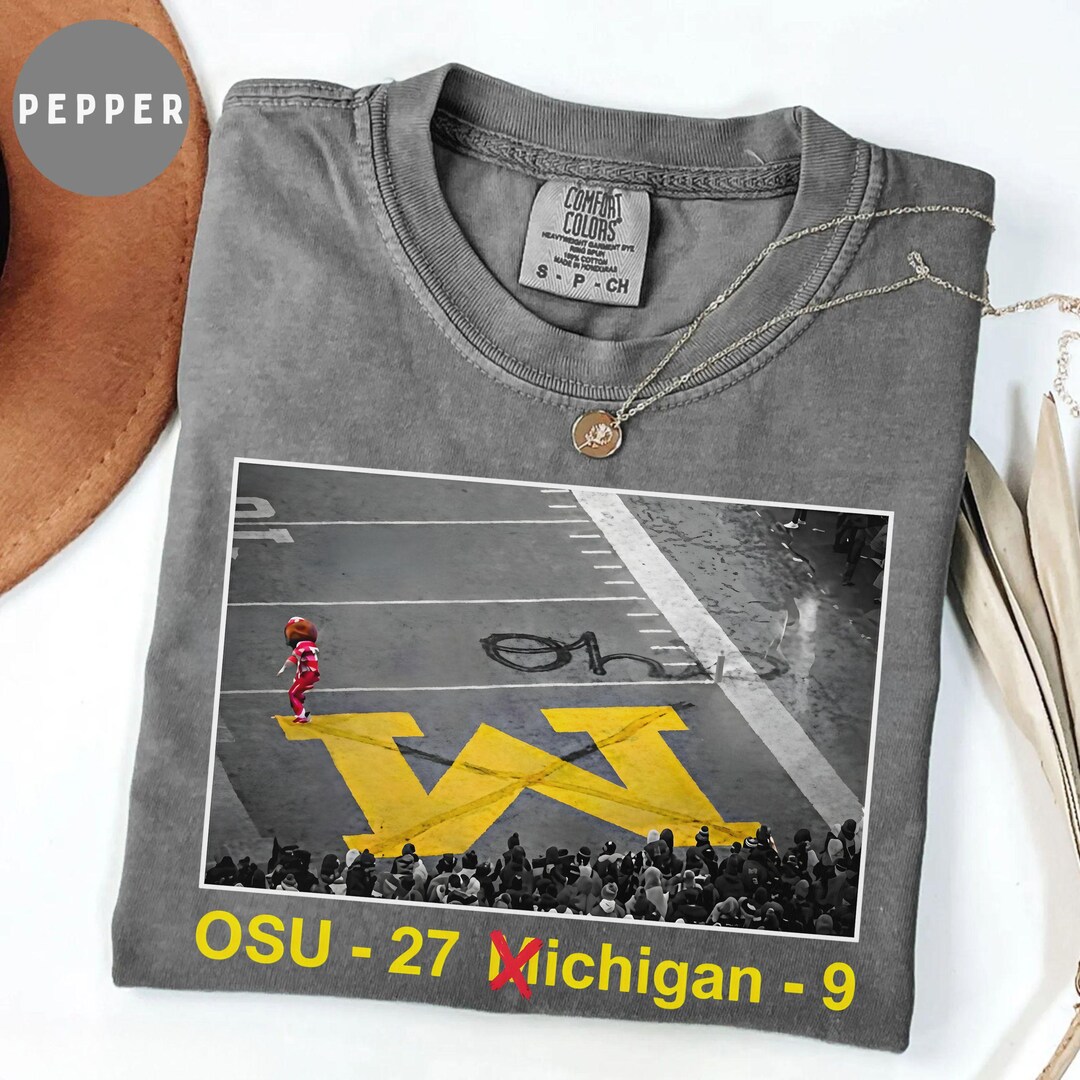 Comfort Colors Brutus Ohio State Snow Fan Football Shirt, Ohio Vs ...