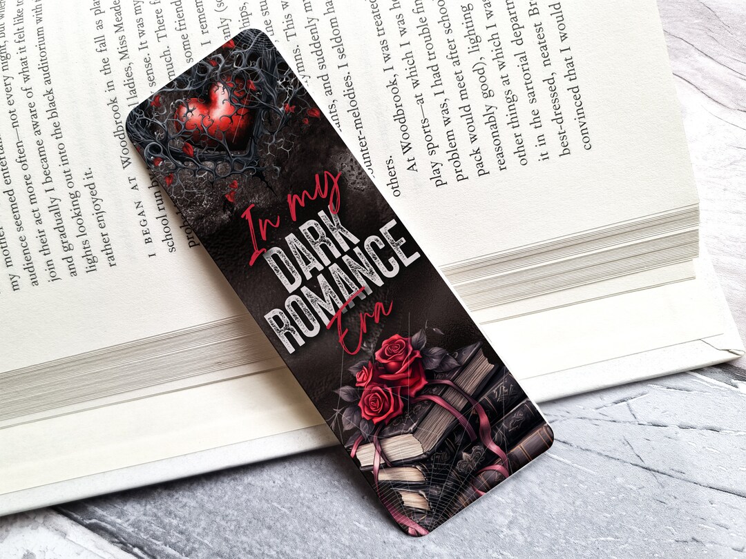 In My Dark Romance Era Bookmark | Trigger Warnings Bookmark | Romance Reader Bookmark | Romance ...