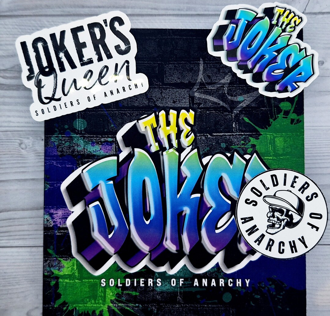 Soldiers of Anarchy Stickers | the Joker | the Joker Sticker | Book ...
