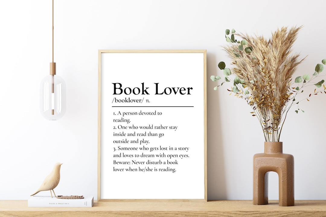 Book Lover Print | Bookish Print | Book Lover Gift| Romance Book Lover ...