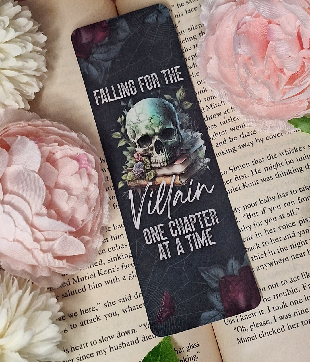 Falling for the Villain Bookmark | Dark Romance Bookmark | Romance ...