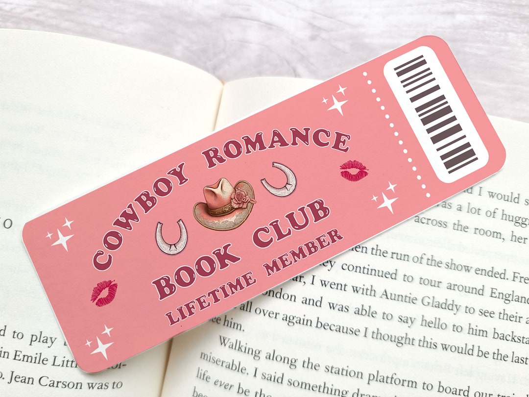 Cowboy Romance Bookmark | Romance Reader Bookmark | Romance Reader ...