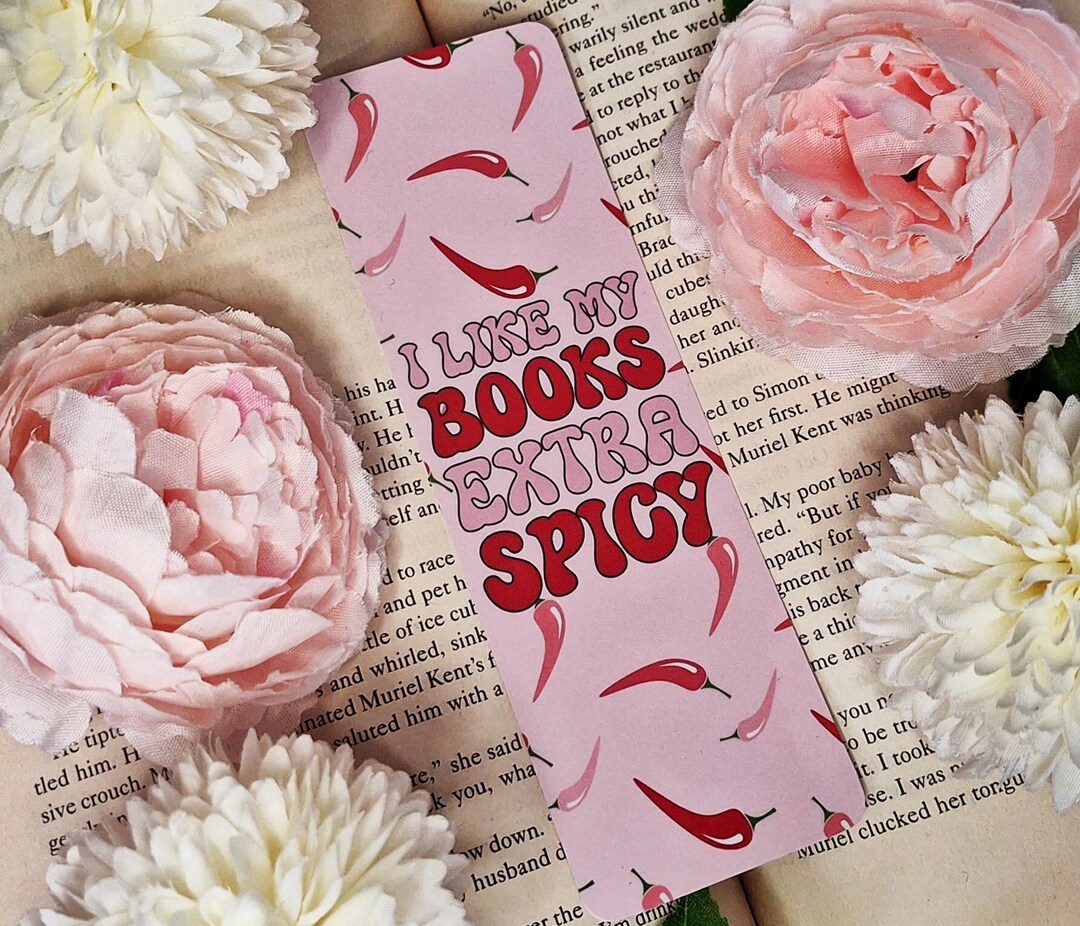 Spicy Books Bookmark | Romance Reader Bookmark | Romance Reader | Cute ...