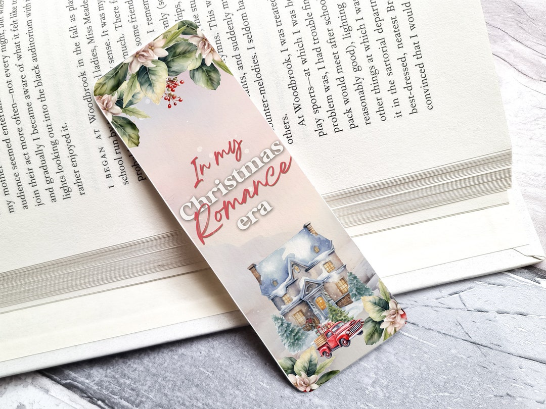 In My Christmas Romance Era | Christmas Romance Bookmark | Holiday ...