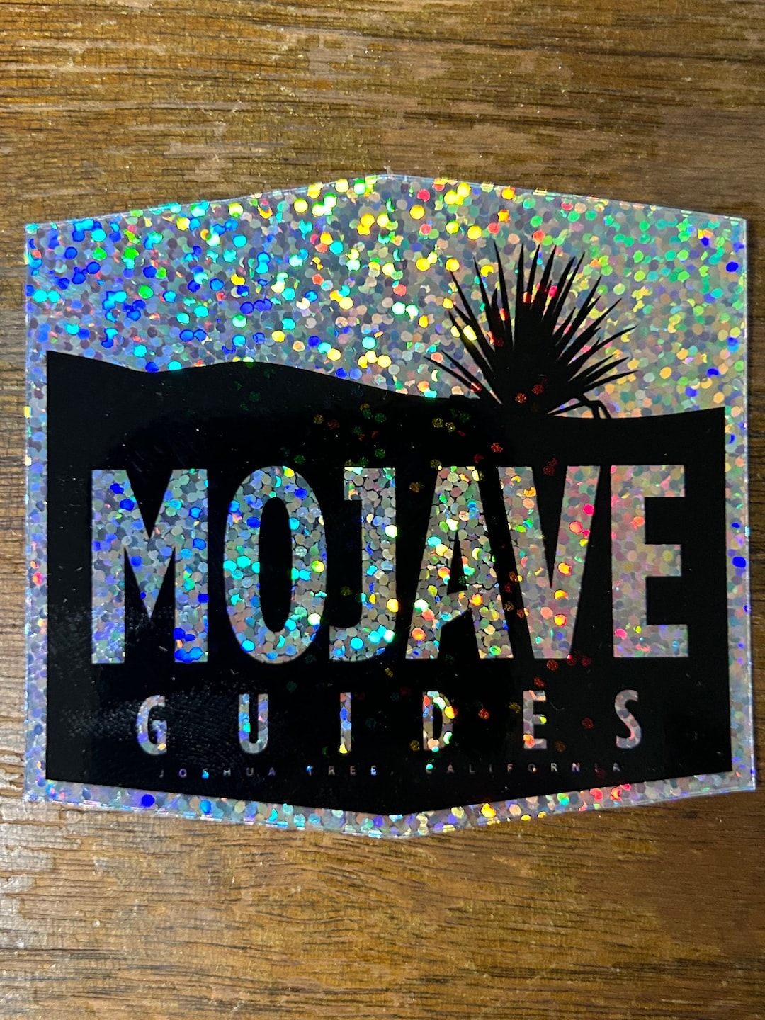 Mojave Guides Glitter Logo Sticker - Etsy