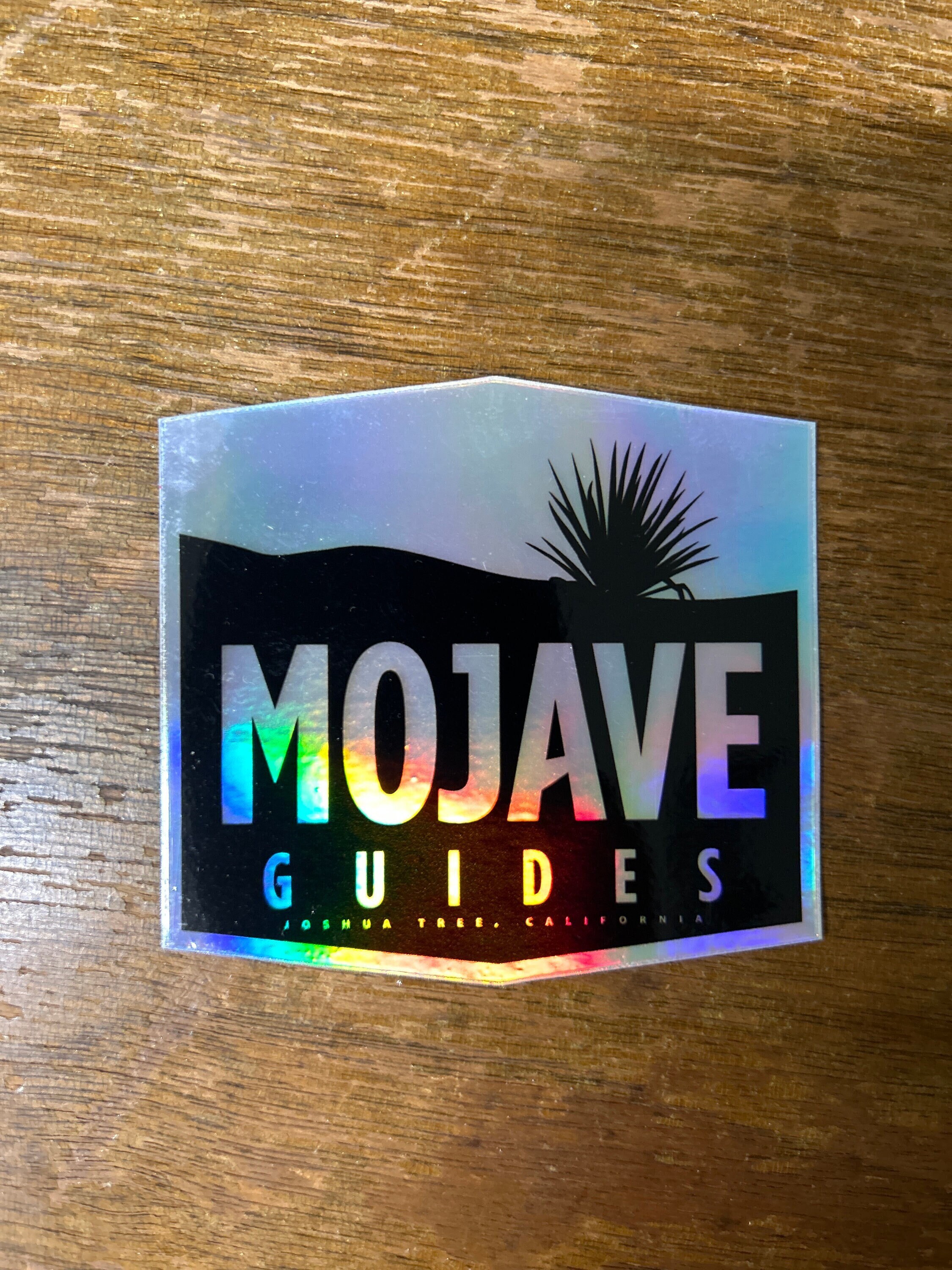 Mojave Guides Holographic Logo Sticker - Etsy