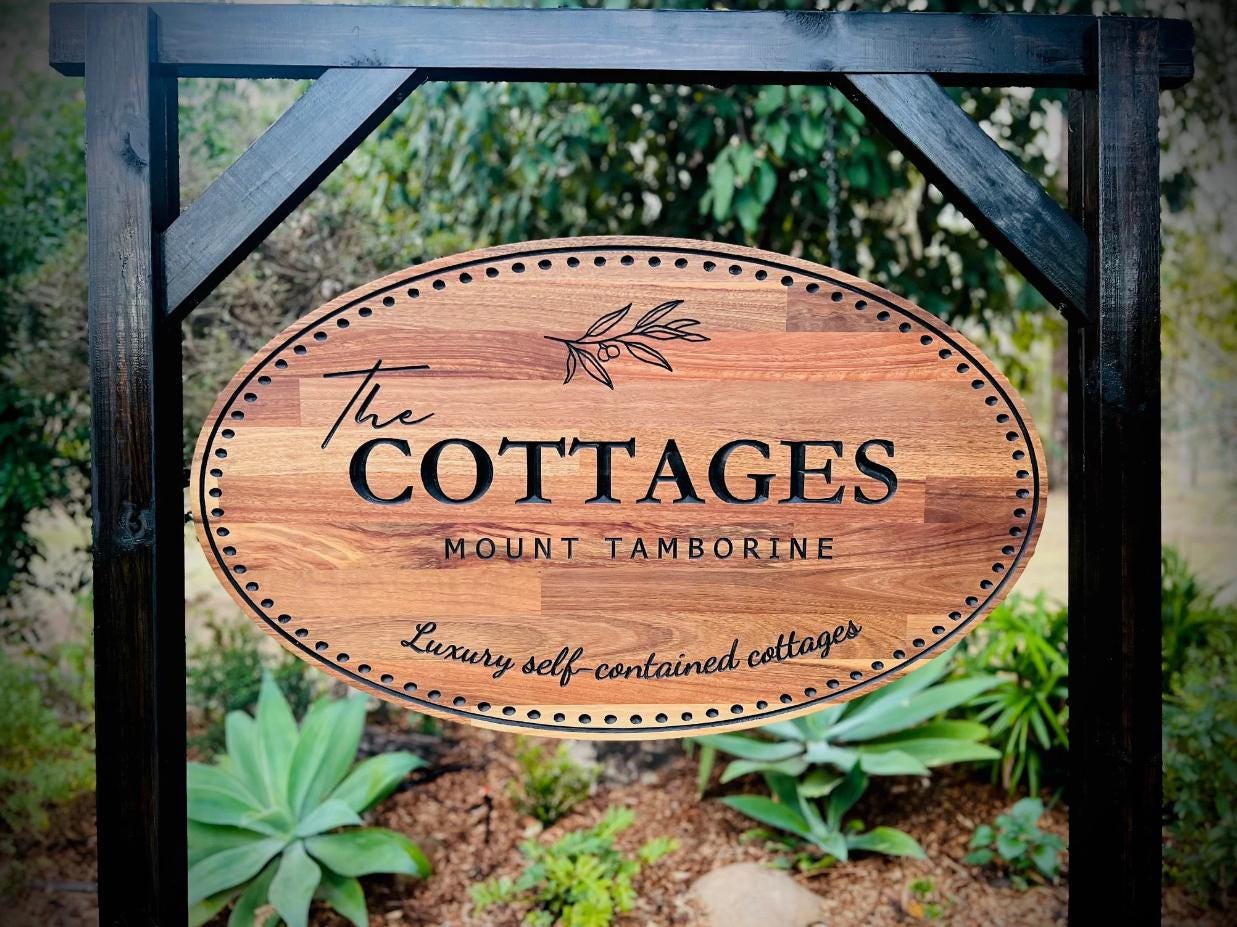 Oval Custom Sign, House Sign, Welcome Sign, Property Sign, New Home ...