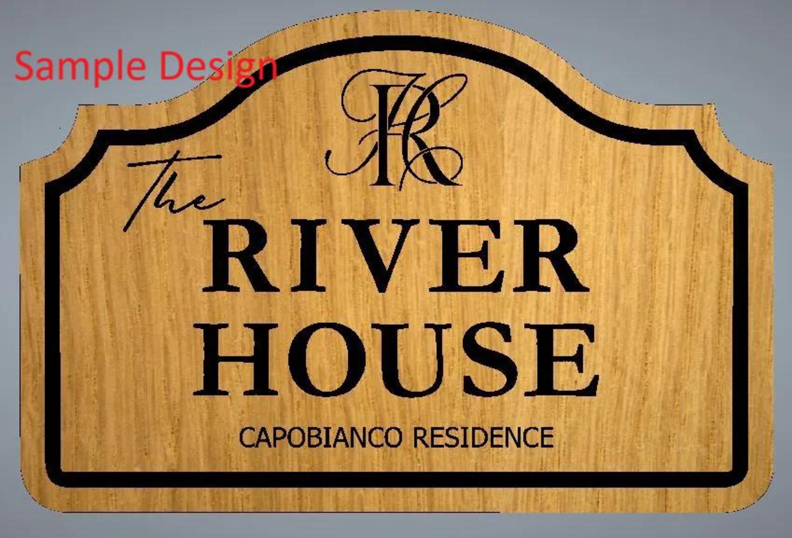 Custom Monogram Ranch Sign: Handcrafted Weatherproof Spotted Gum, 45 ...