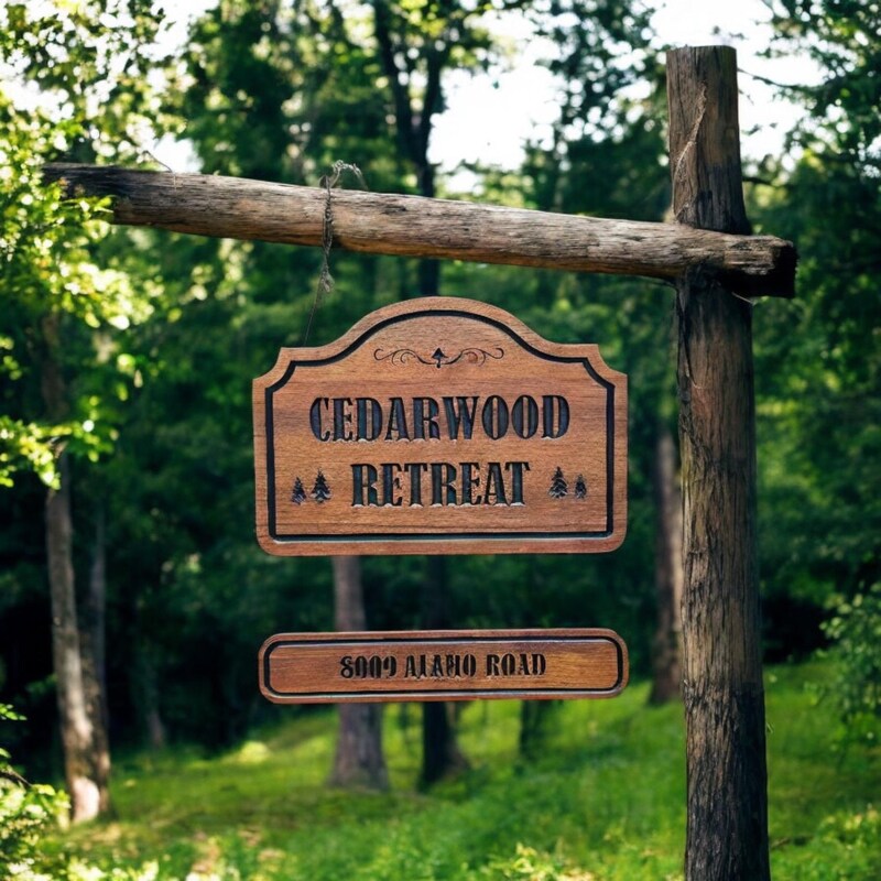 Cabin Driveway Signs - Etsy