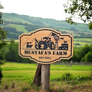 Outdoor Custom Sign, Business Sign, Ranch Sign, Wedding Sign, Welcome ...