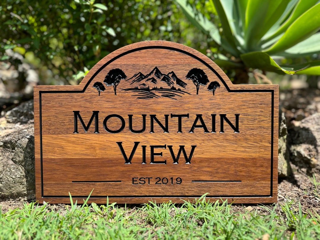 Large Outdoor Custom Sign, House Sign, Welcome Sign, Property Sign ...