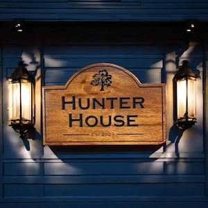 Large Outdoor Custom Sign, House Sign, Welcome Sign, Property Sign ...