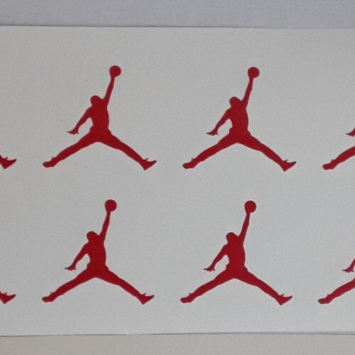 Set of 10 Jordan Decals Jumpman Vinyl Decals Basketball - Etsy