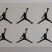 Set of 10 Jordan Decals, Jumpman Vinyl Decals, Basketball Jumpman - Etsy
