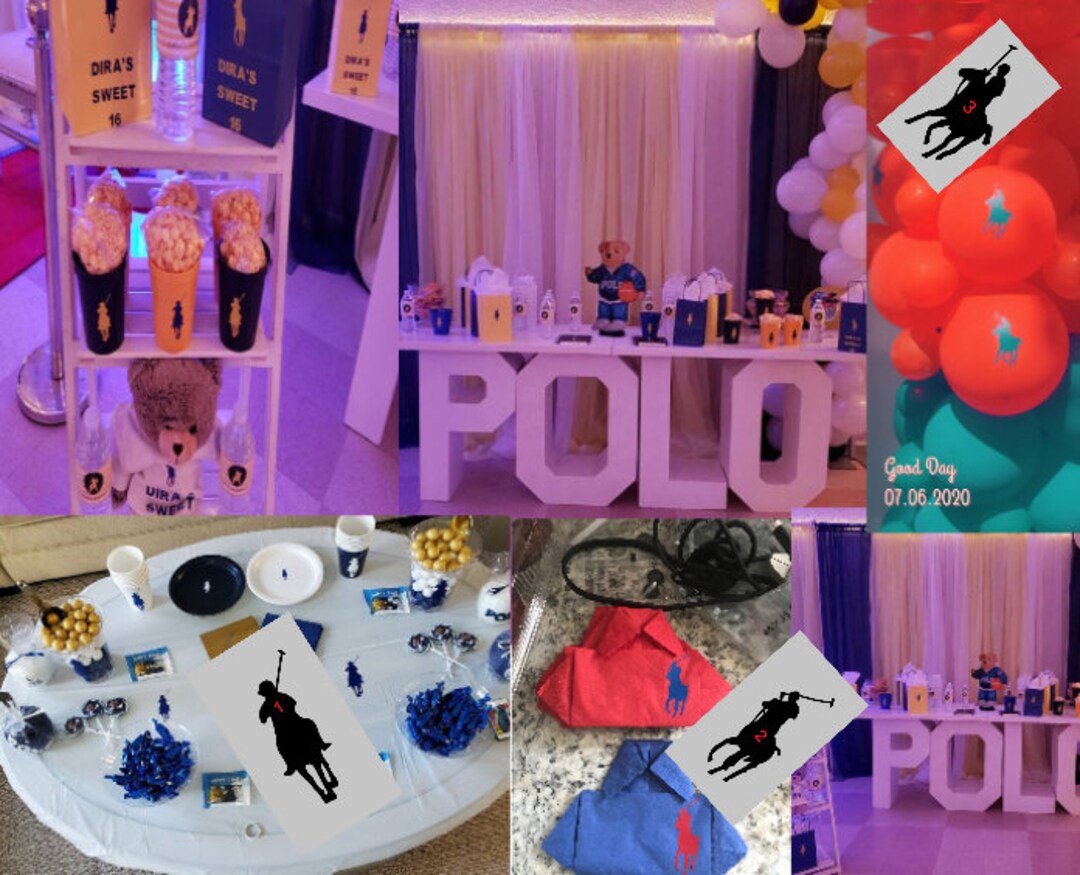 Set of 10 Polo Vinyl Decals Polo Rider Decals Polo Plyer - Etsy