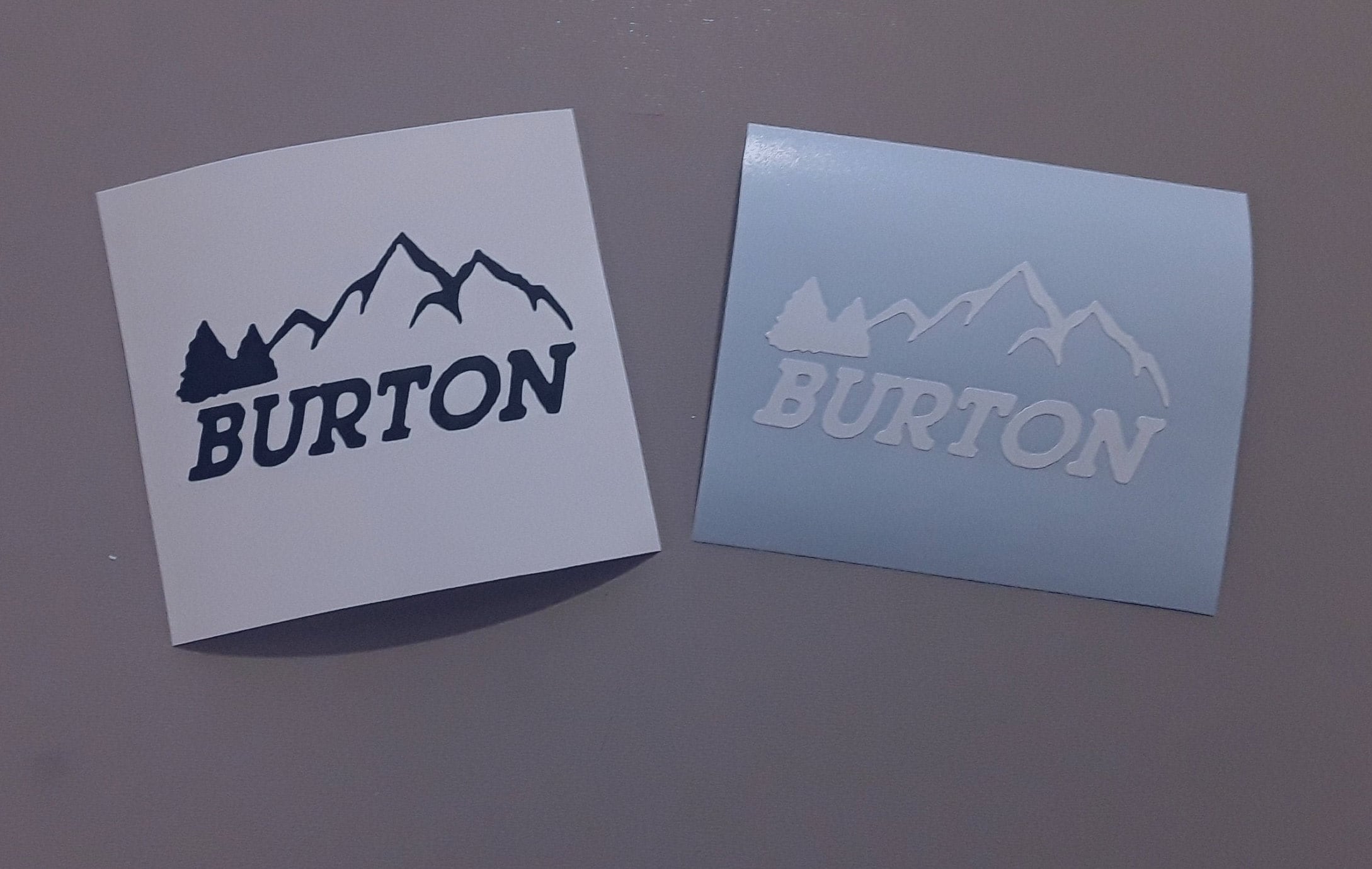 Burton Mountain Logo Decal