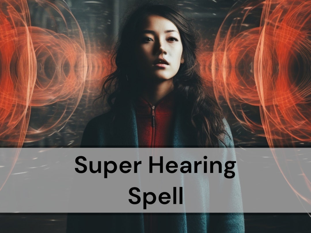 Awaken Super Hearing Spell - Etsy