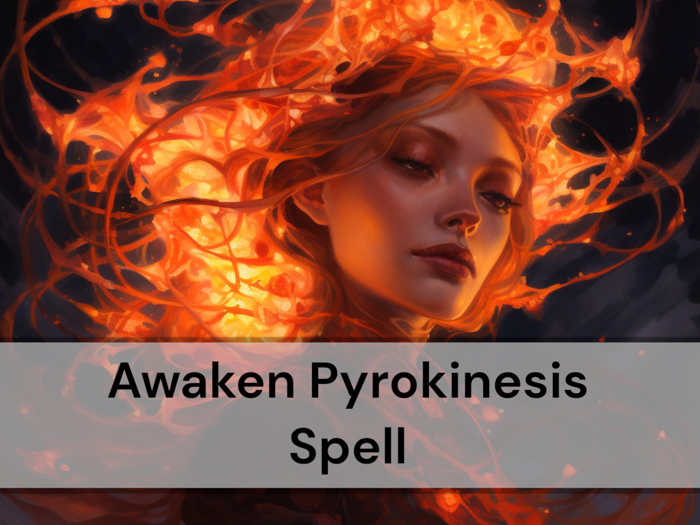 Awaken Pyrokinesis Ability Control Fire - Etsy