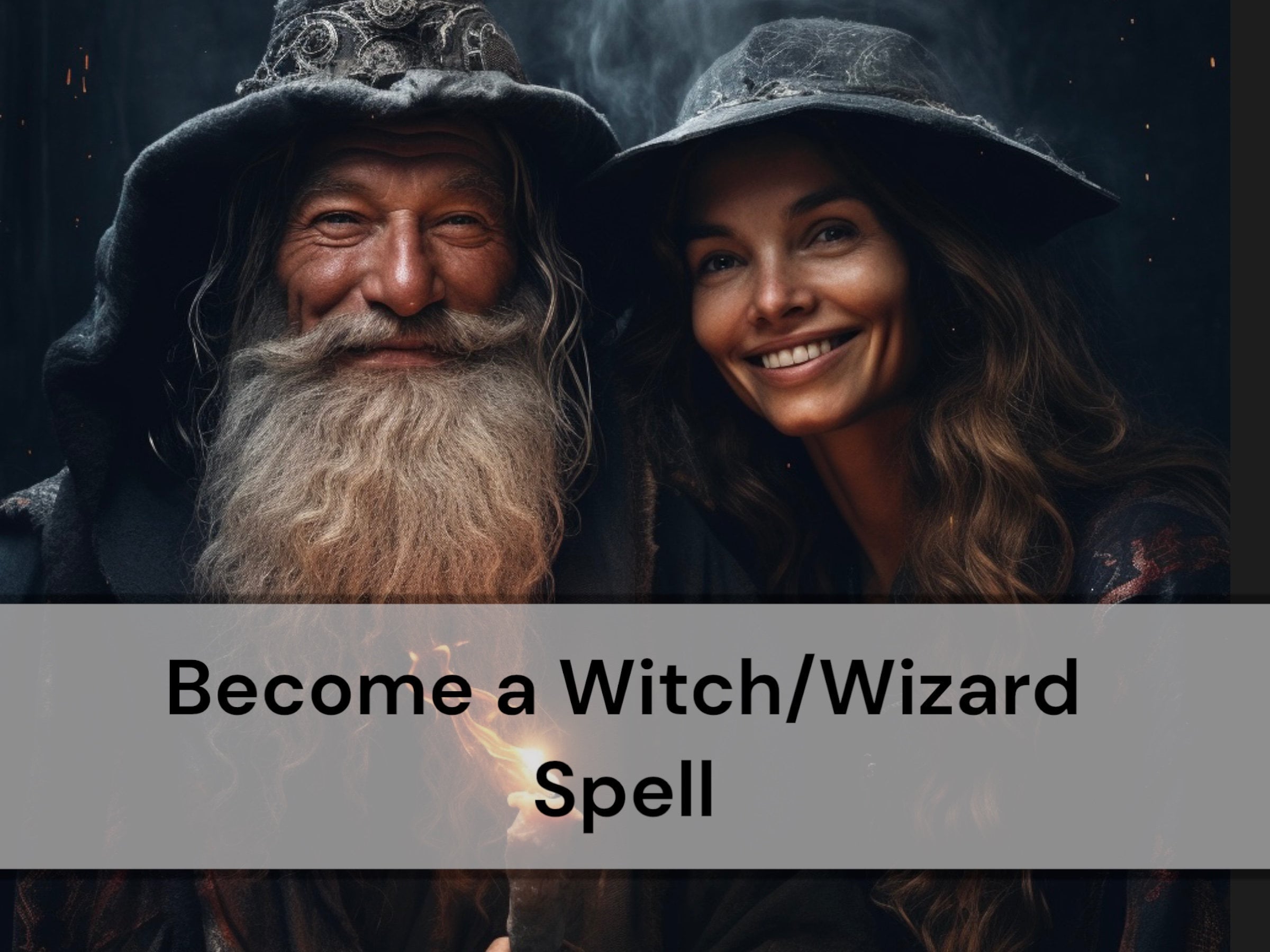 Become a Witch or a Wizard Spell Activate Spell Casting Ability - Etsy