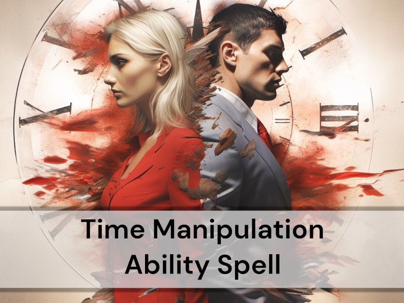 Time Manipulation Ability Freeze Extend or Shorten Time - Etsy