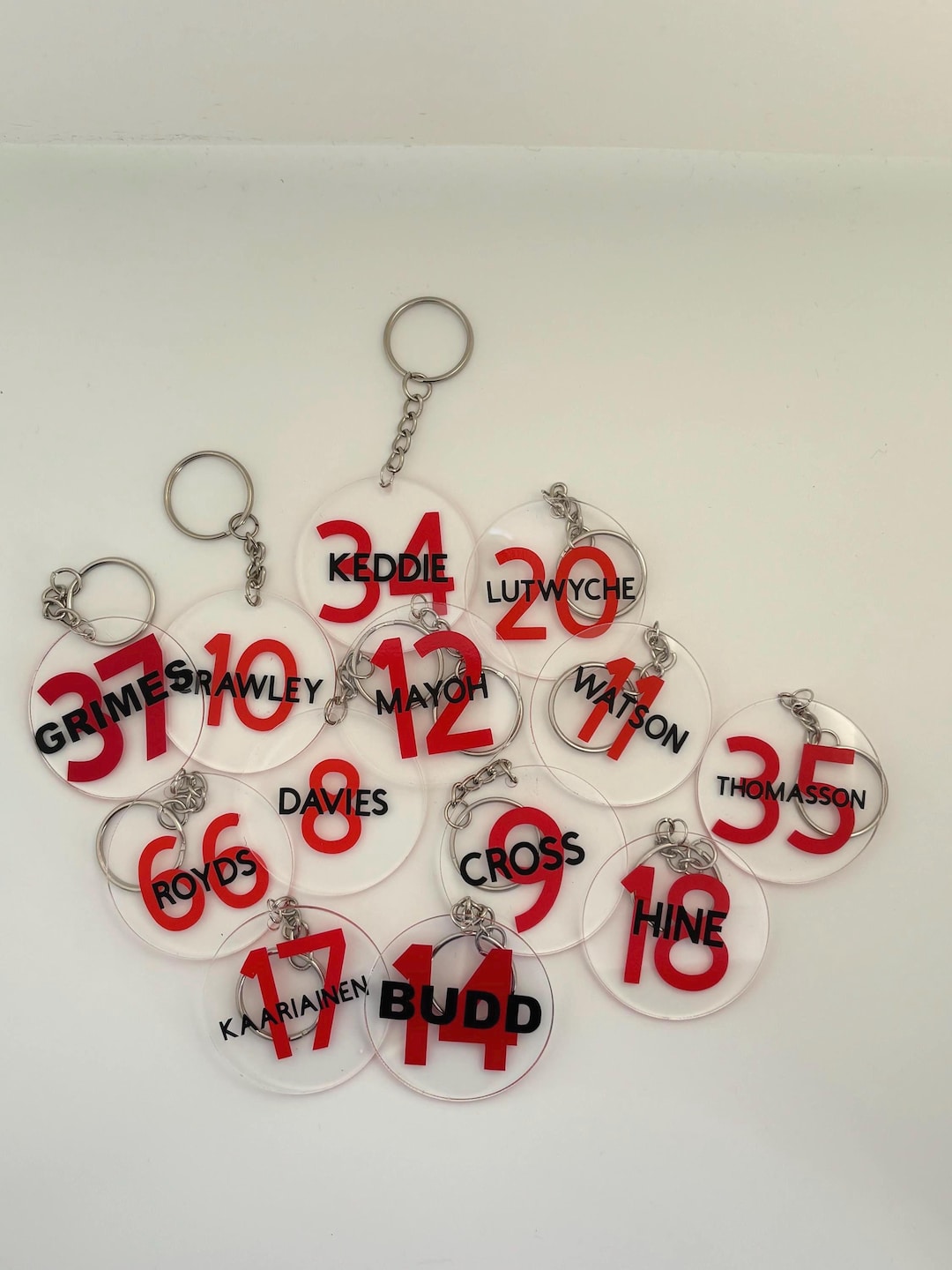 Custom Ice Hockey Keyrings - Etsy