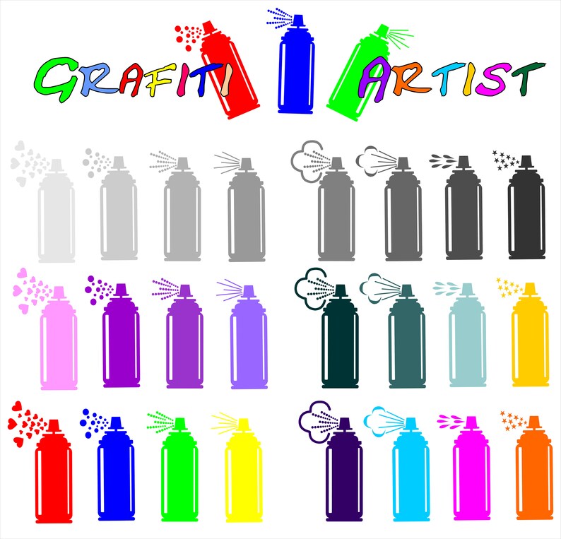 Unique Airbrush Clipart as Dxf-svg-png-eps-jpg Illustrations for ...