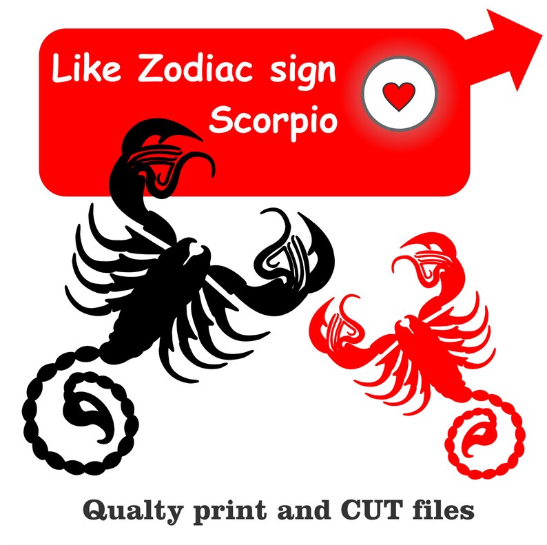 Zodiac Scorpion Sign Scorpio Clip Art Dxf Svg, Png,eps, Jpg, for Shirt ...