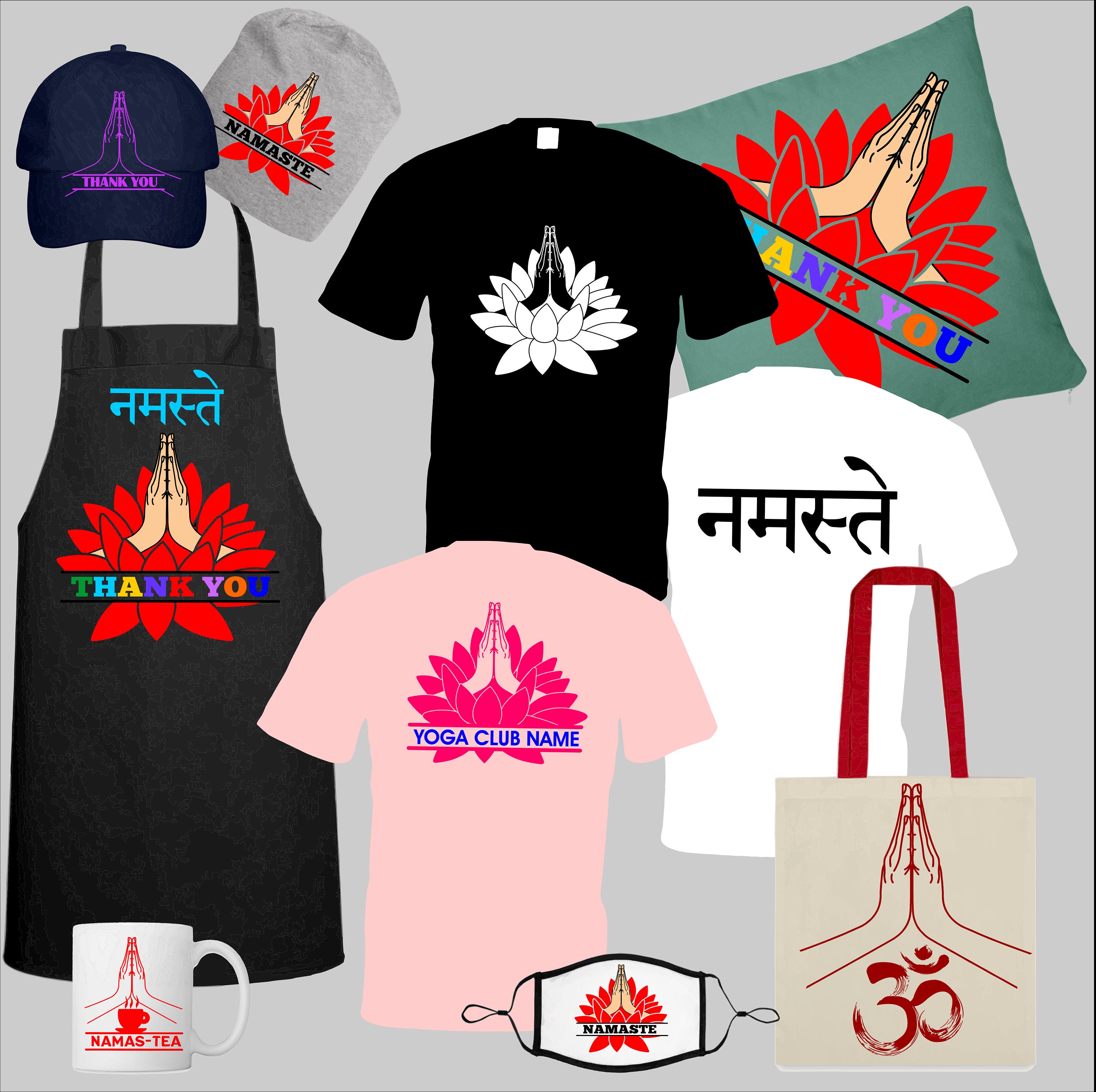 Namaste Yoga Clip Art Dxf Svg Png Eps Jpg for Cutting,shirt Design ...