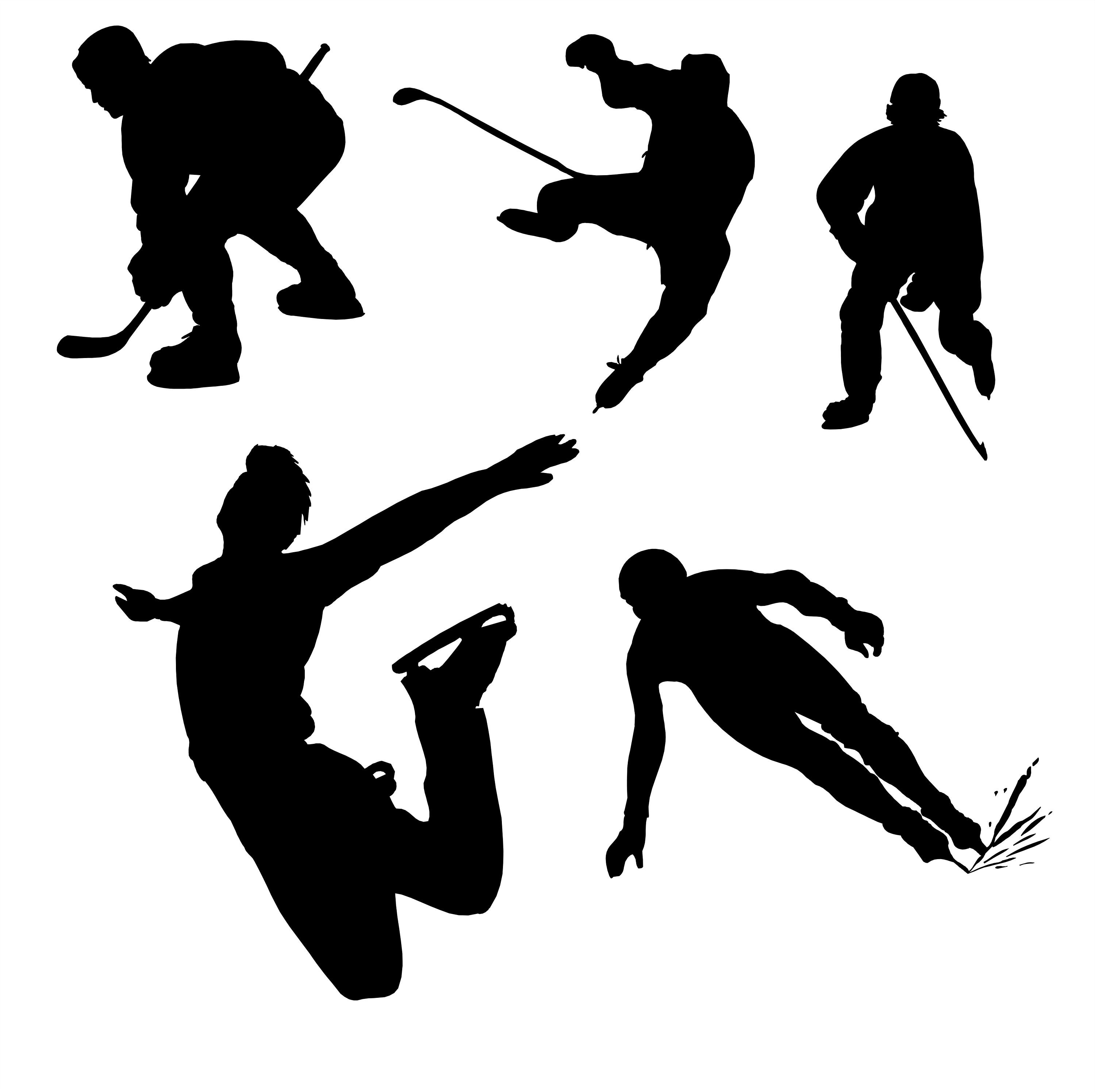Unique Winter Sports Clipart as Dxf-svg-png-eps-jpg for Laser Cutting ...