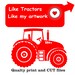 Tractor Clip Art Dxf Svg Png Eps Jpg for Cutting,shirt Design, Clothing ...