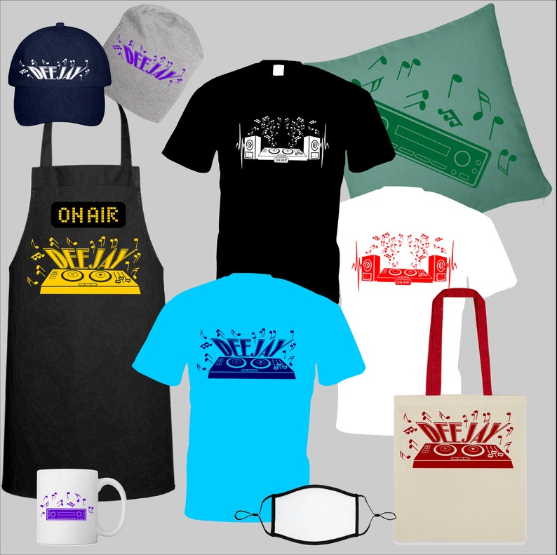 Unique Deejay Artwork as Dxf-svg-png-eps-jpg Illustrations for ...