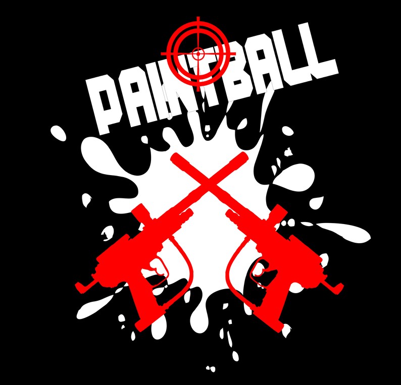 Unique Paintball Artwork as Dxf-svg-png-eps-jpg Illustrations for ...