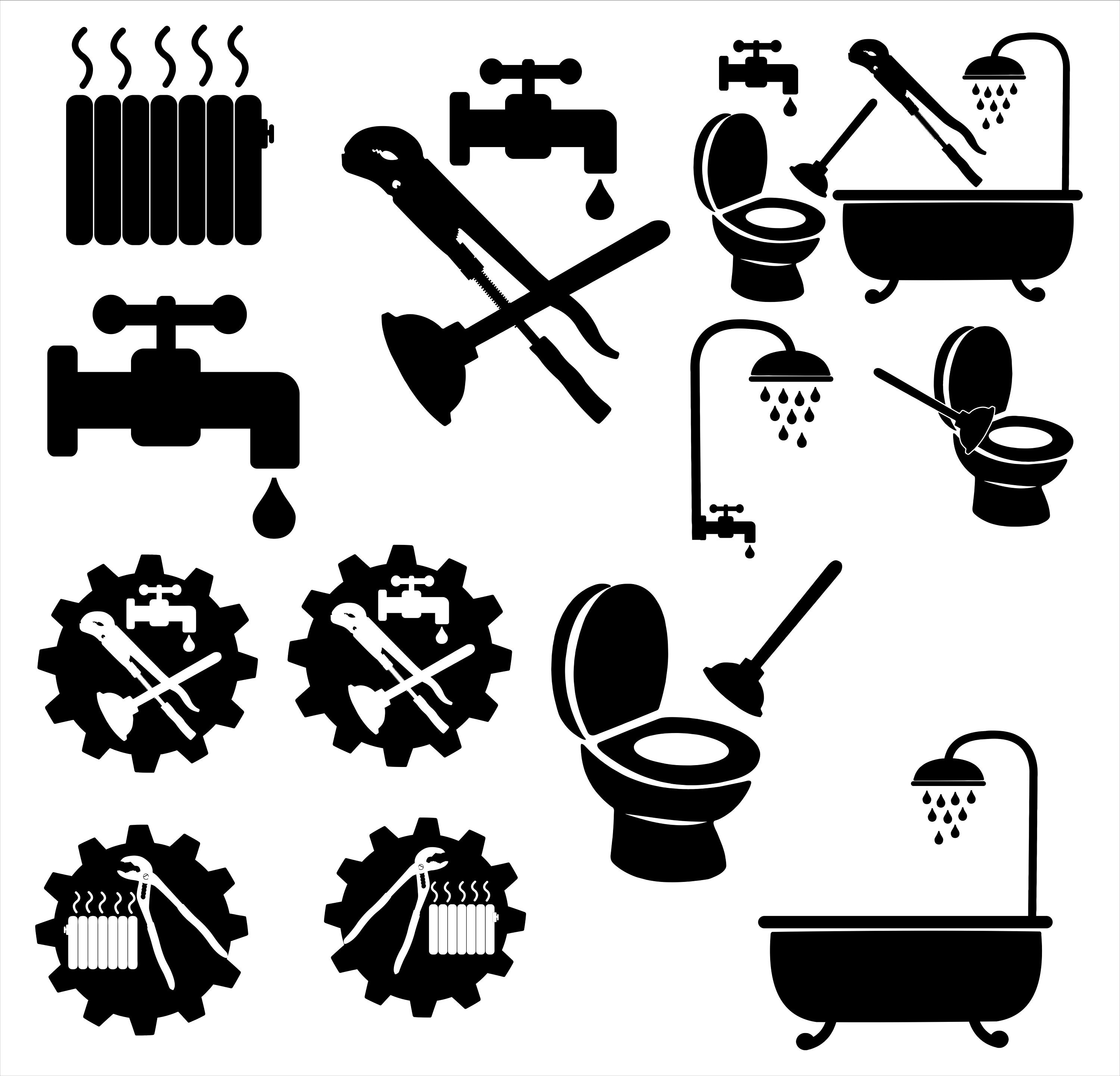 Unique Plumber Artwork as Dxf-svg-png-eps-jpg Illustrations for ...