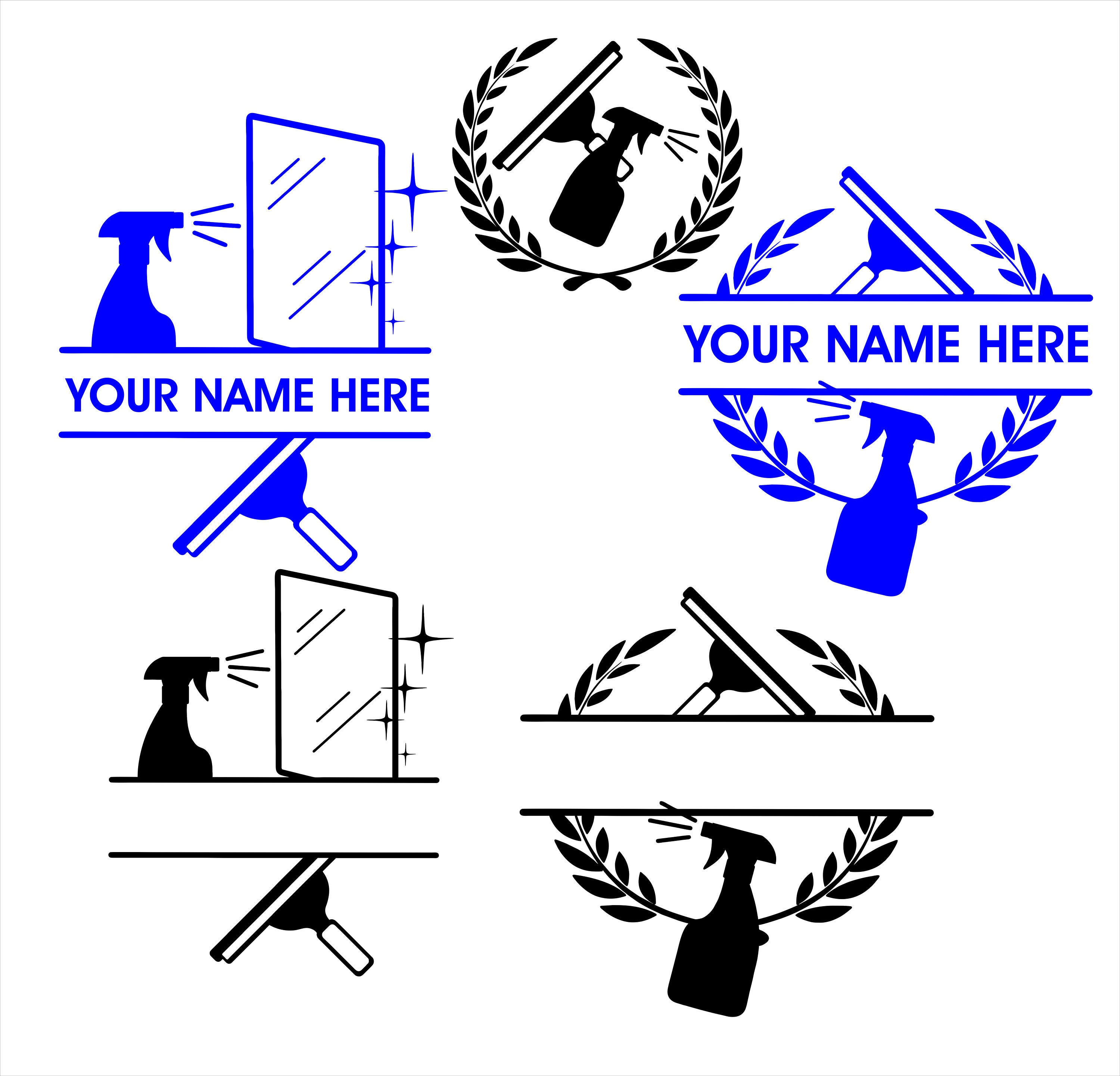 Unique Window Washer, Window Cleaner Artwork as Dxf-svg-png-eps-jpg ...