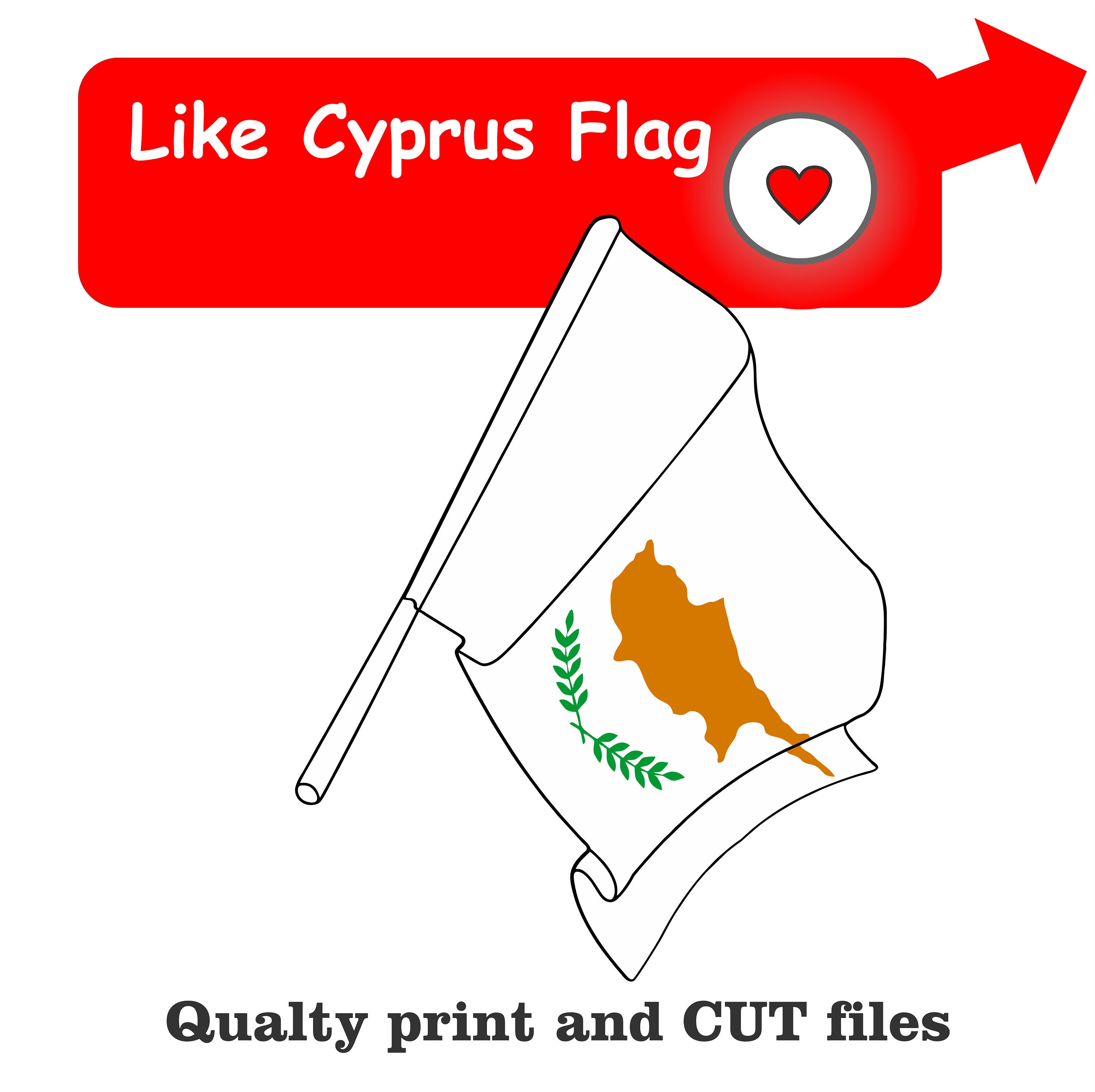 Lag and Cardio of Cyprus in Dxf Svg Png Eps and Jpg Files - Etsy