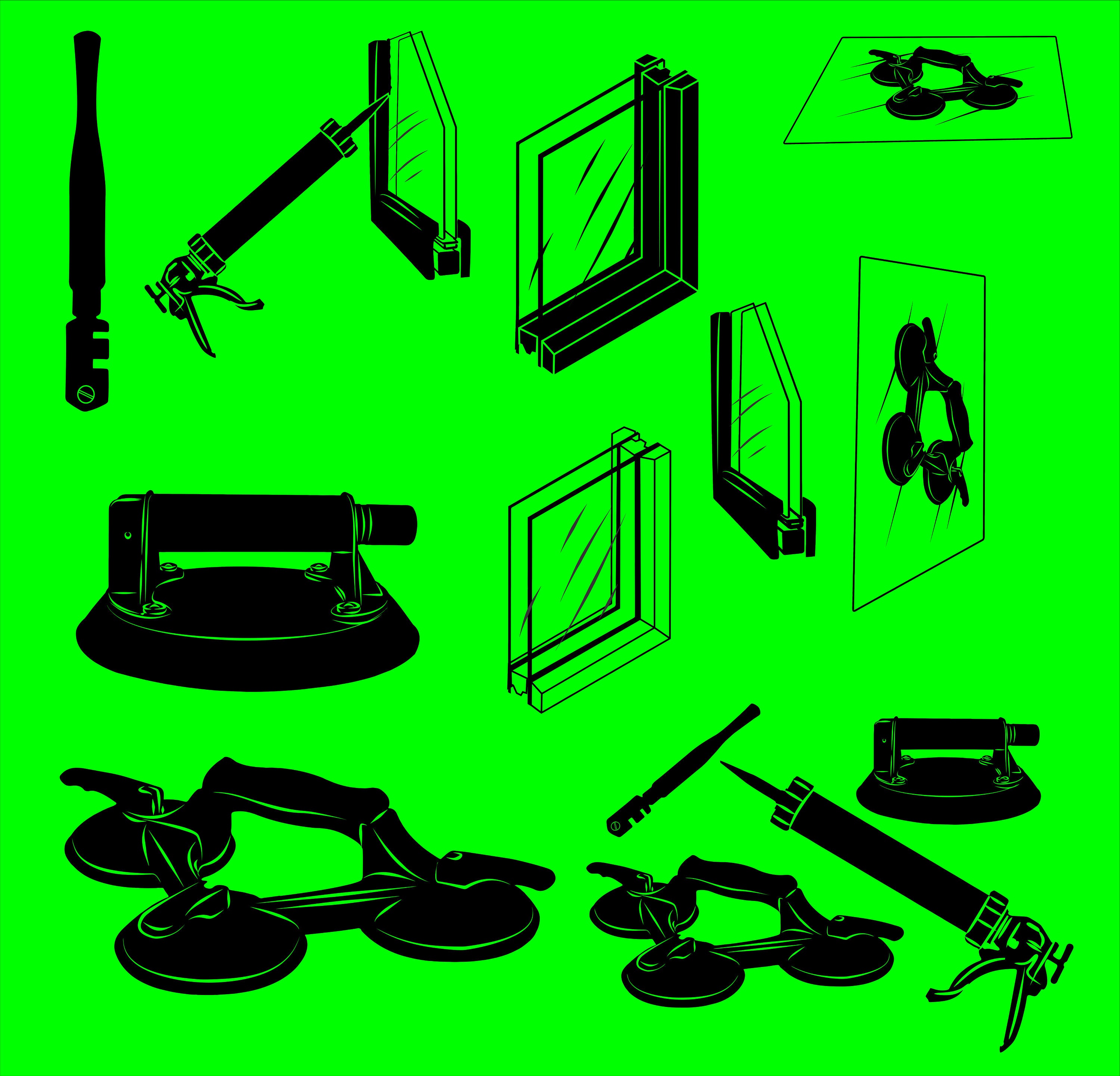 Unique Glaziers Artwork as Dxf-svg-png-eps-jpg for Shop or Company Logo ...