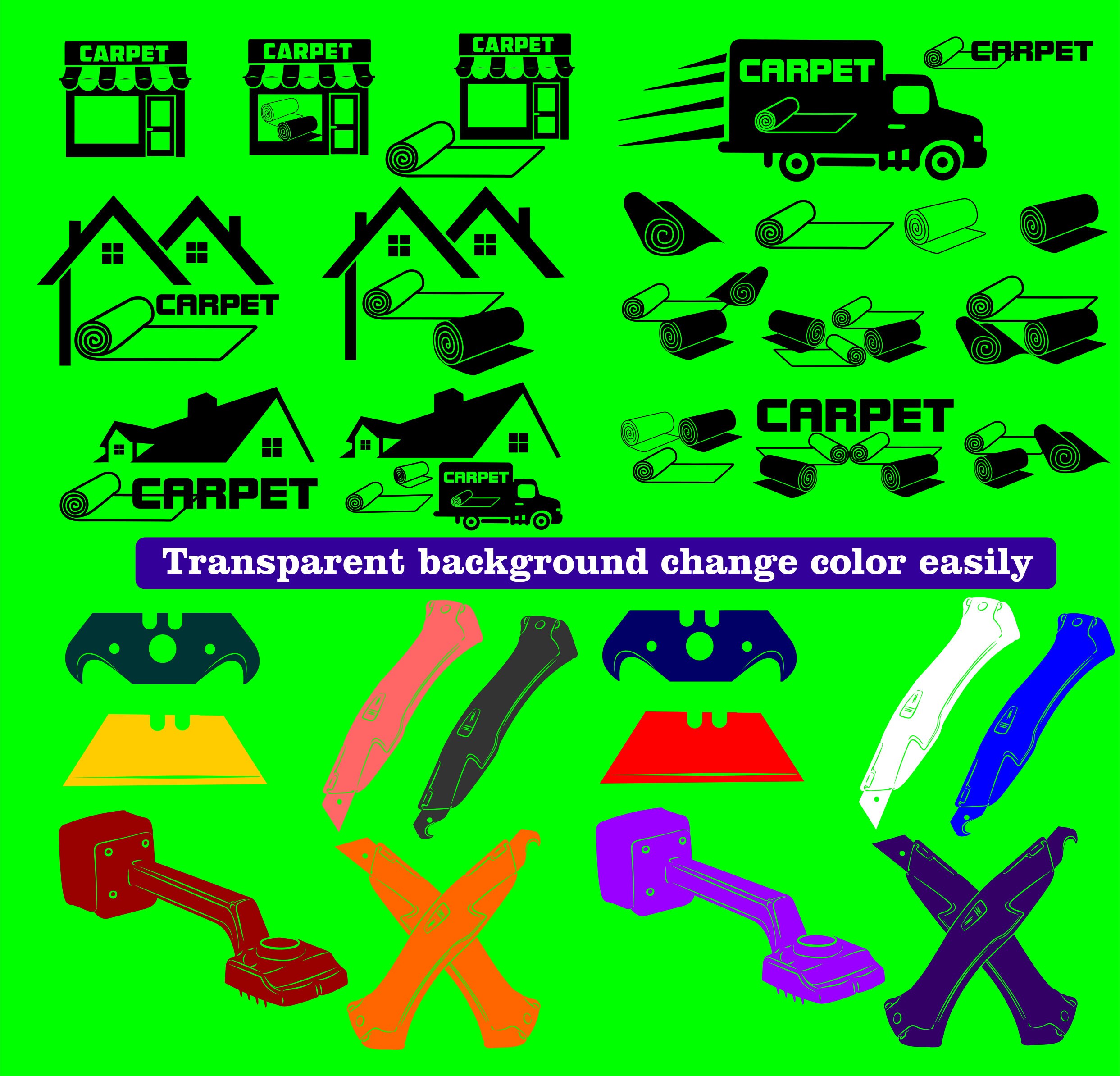 Unique Carpet Flooring Shop or Company Logo Design as Dxf-svg-png-eps ...