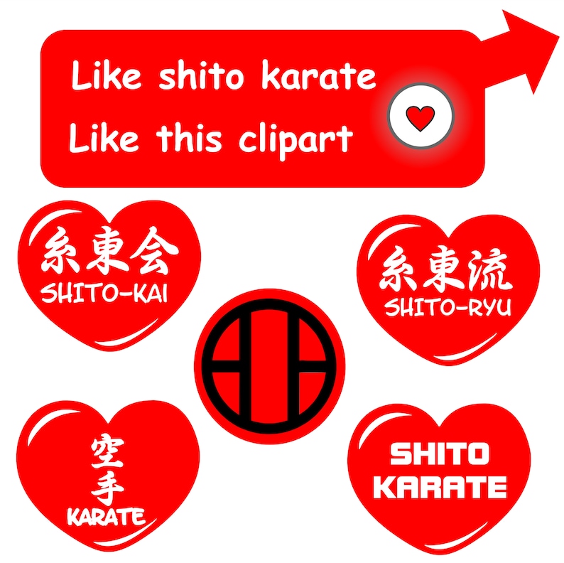 Shito Karate Clipart and Cutting Files. Files as Dxf-svg-png-eps-jpg ...