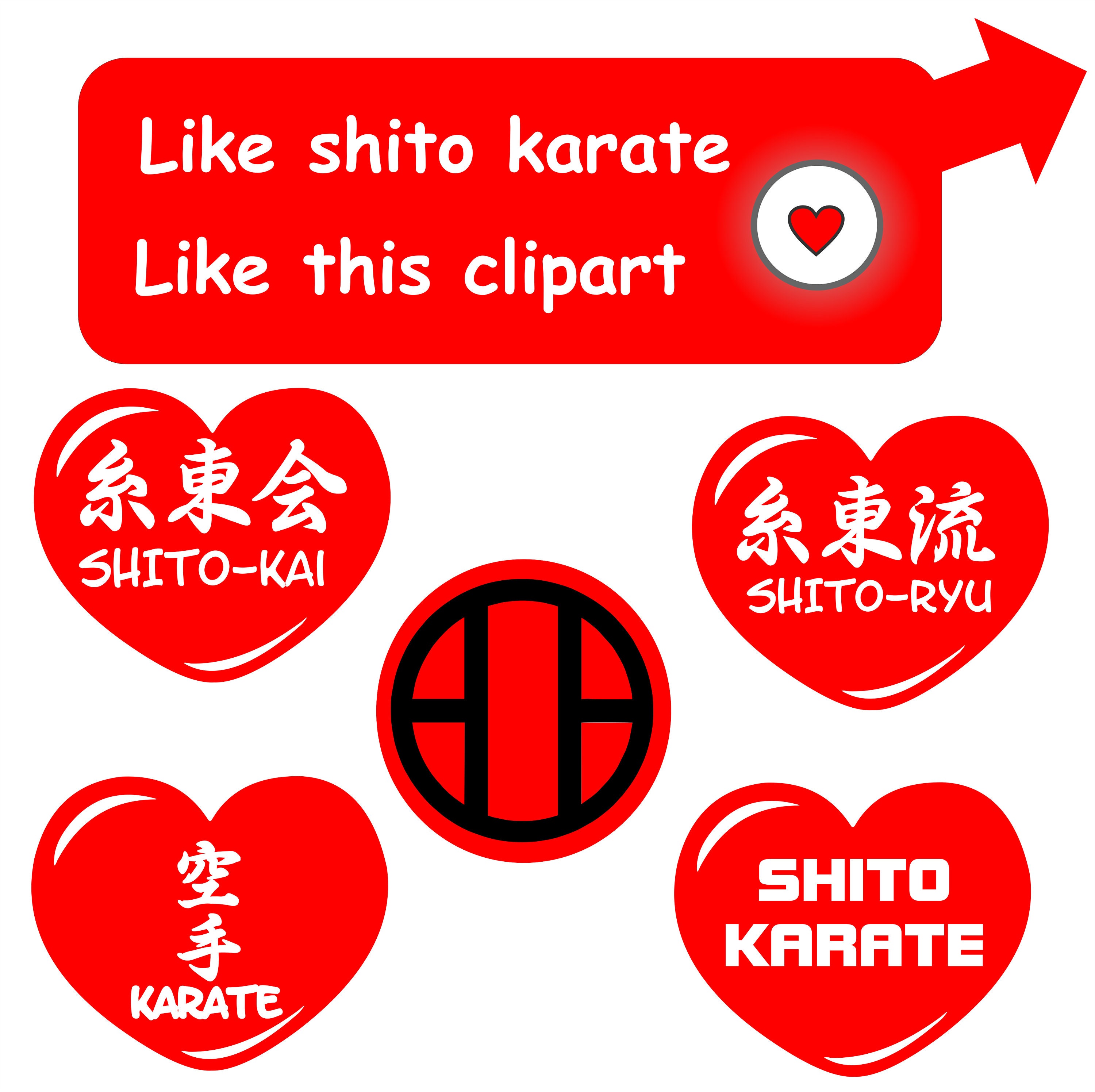Shito Karate Clipart and Cutting Files. Files as Dxf-svg-png-eps-jpg ...