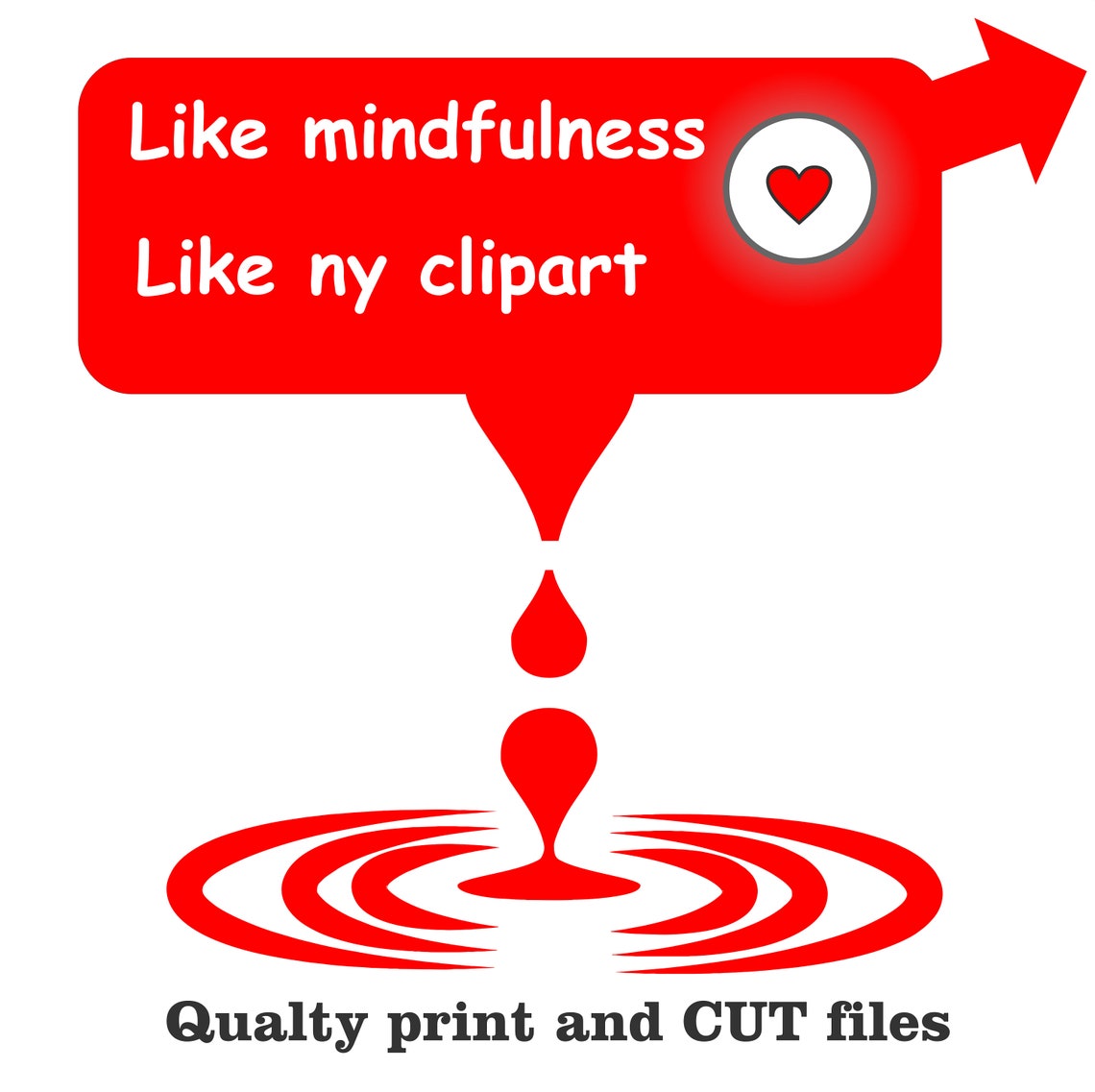 Mindfulness Symbol Clipart as Dxf-svg-png-eps-jpg Illustrations for ...