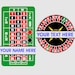 Casino Roulette Wheel and Tabel Clip Art Dxf Svg, Png,eps, Jpg, for ...