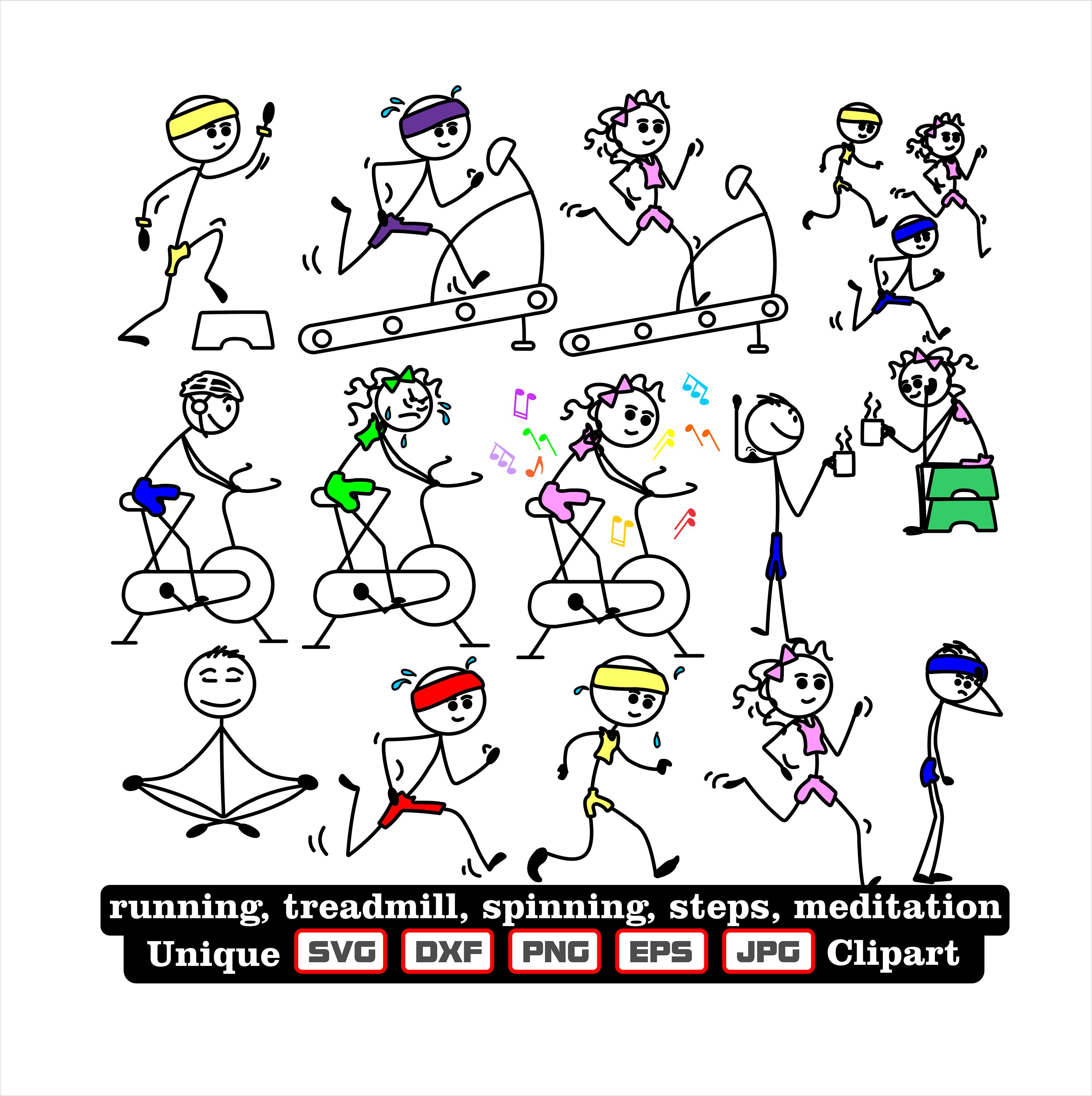 Stickman Running Clipart Jpg