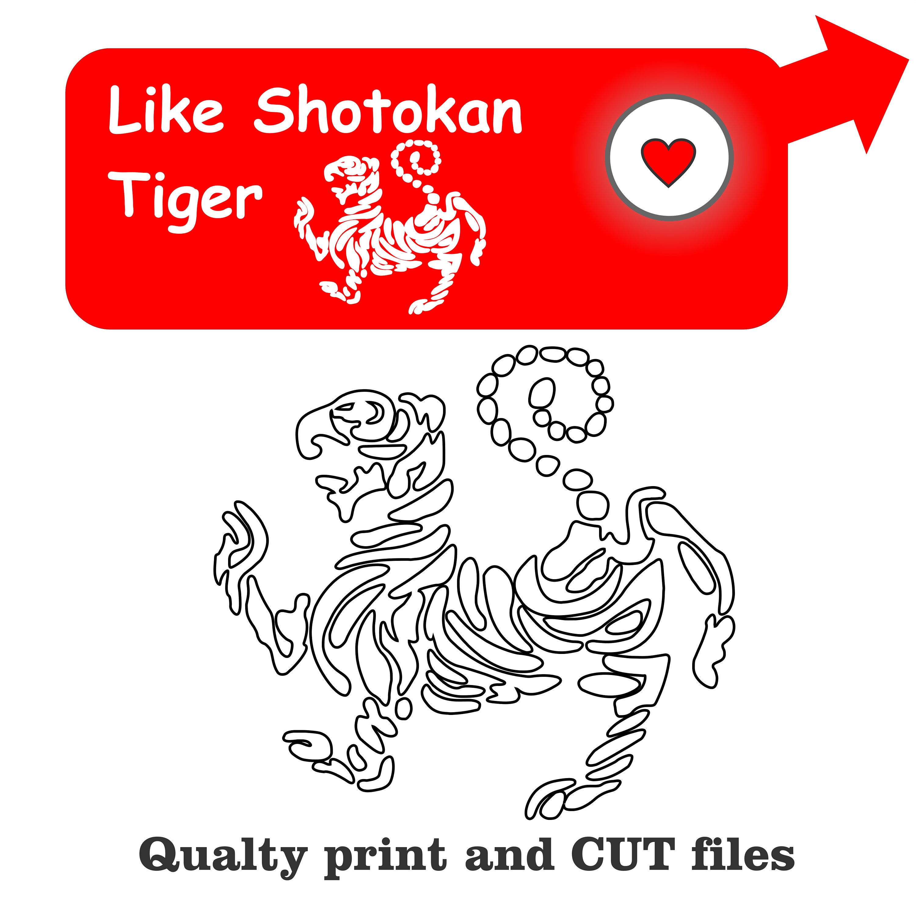 Shotokan Tiger Karate Designs for Karate Teachers, Dojo, Clubs and ...