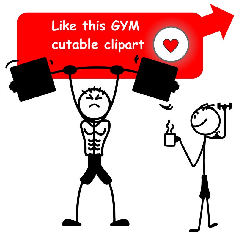 Unique Gym and Fitness Cutting Files. Files as Dxf-svg-png-eps-jpg ...