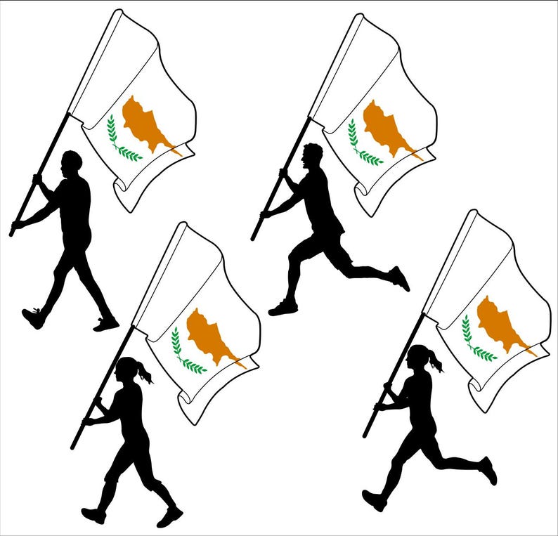 Lag and Cardio of Cyprus in Dxf, Svg, Png, Eps and Jpg Files Unique ...