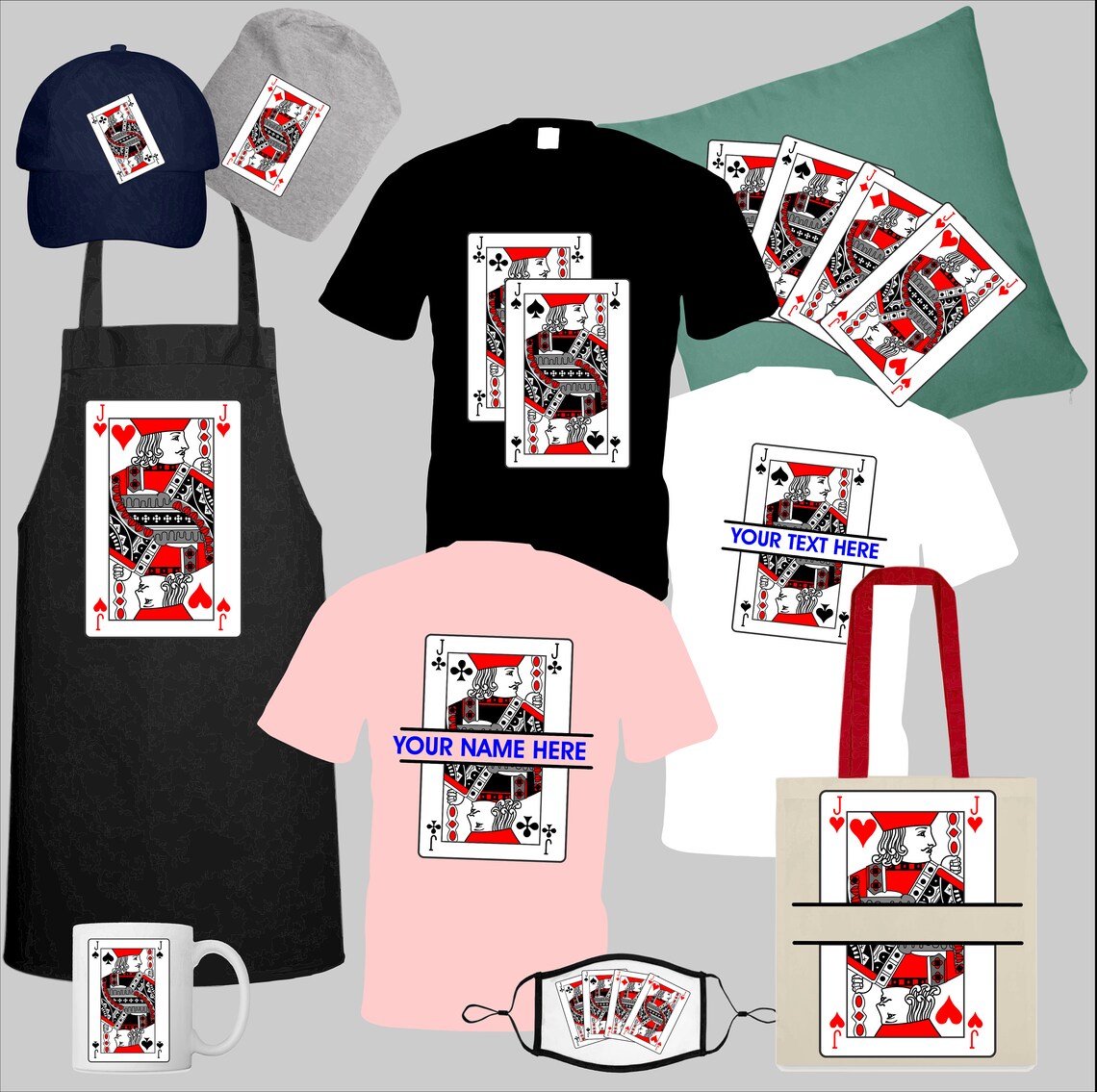 Jack Playing Card Clip Art Pdf, Svg, Png,eps, Jpg, for Shirt Design ...