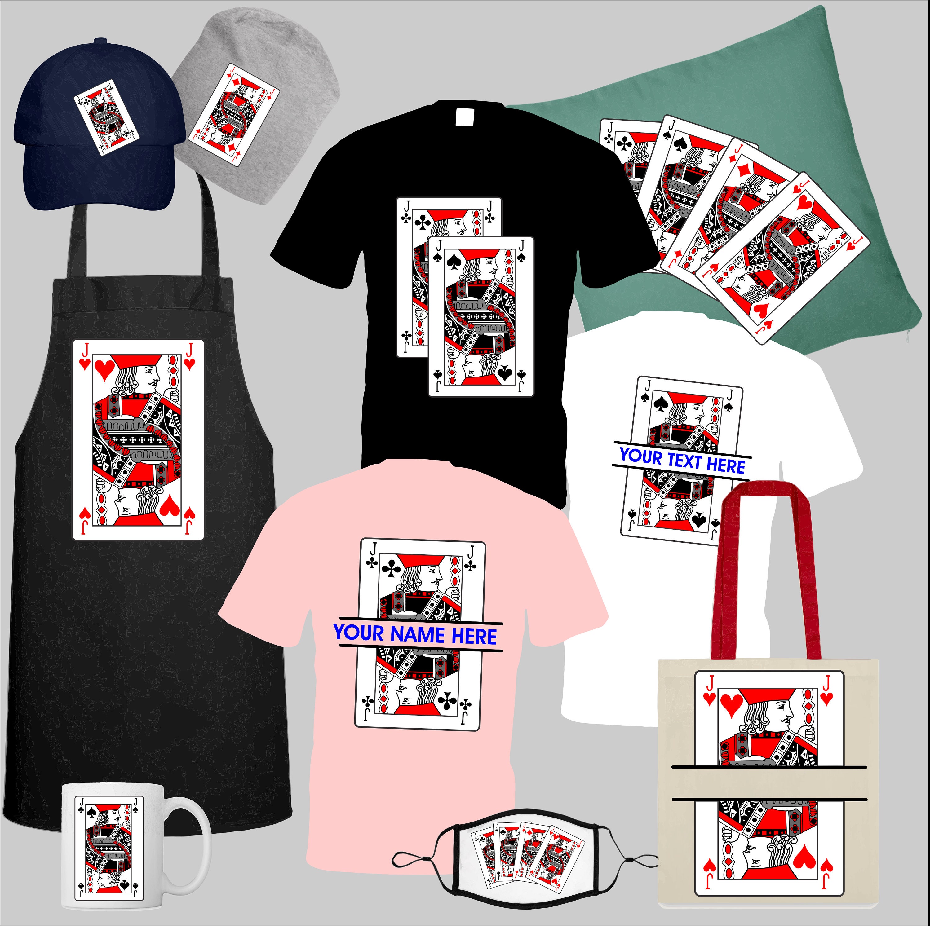 Jack Playing Card Clip Art Pdf, Svg, Png,eps, Jpg, for Shirt Design ...
