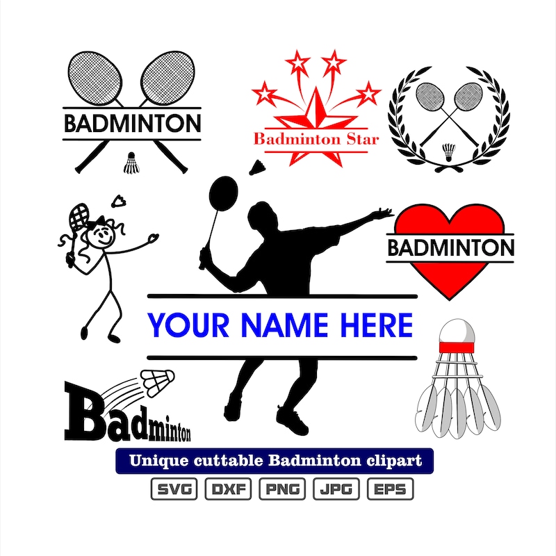 Badminton Design - Etsy